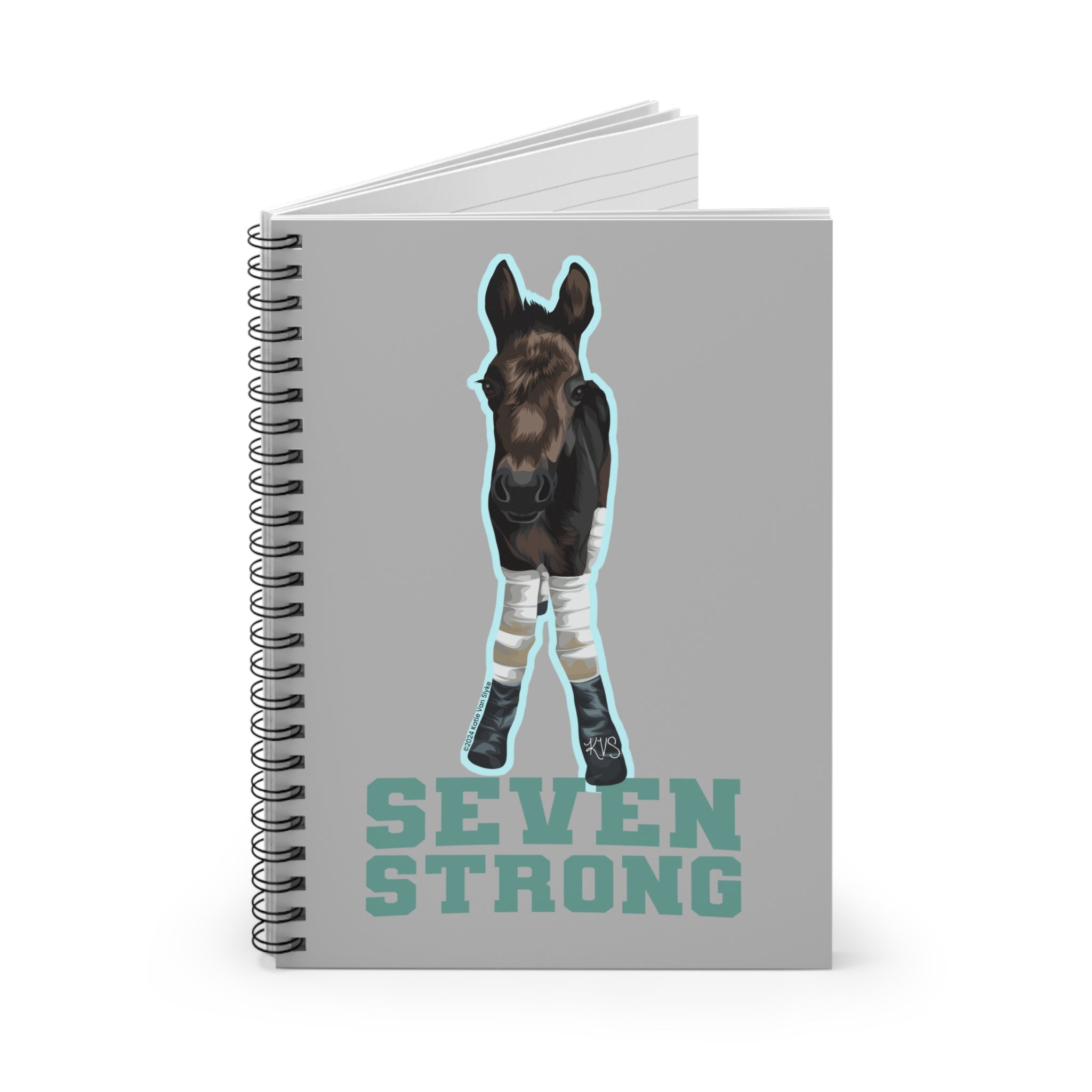 Seven Strong Notebook by Katie Van Slyke™
