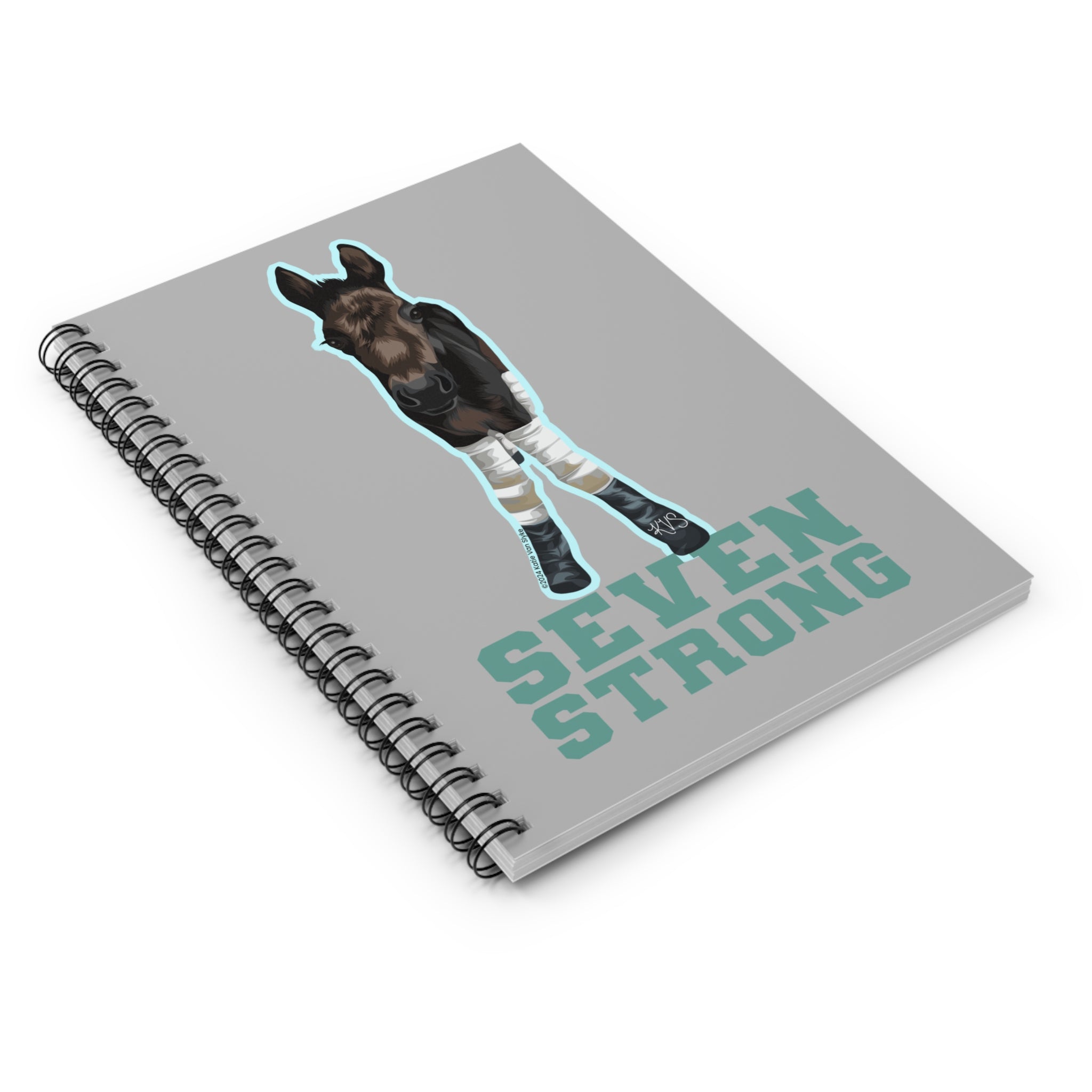 Seven Strong Notebook by Katie Van Slyke™